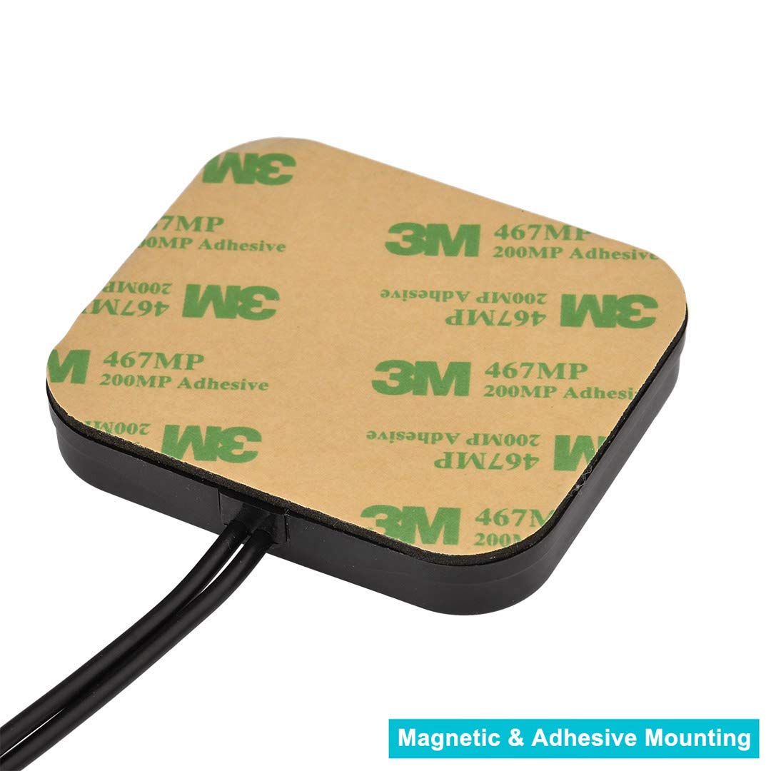 Bingfu 4G LTE Adhesive Magnetic Mount Antenna MIMO SMA Male 4G LTE Antenna Compatible with 4G LTE Wireless Router Home CPE Router Mobile Modem Hotspot Industrial IoT Router Cellular Gateway