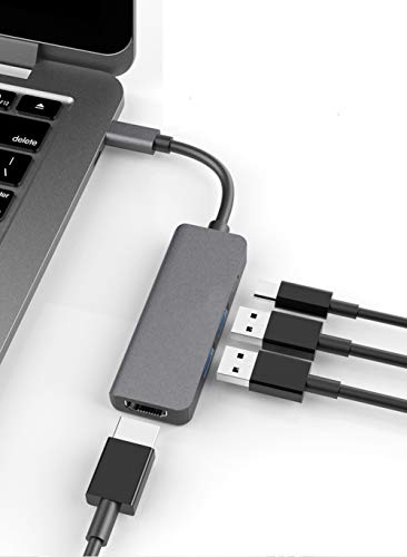 XUNMAIFHB Portable Docking Station,Type-c Docking Station 4K HDMI hub hub Notebook usbc Computer Four-in-one Multi-Function Converter Fast Transmission