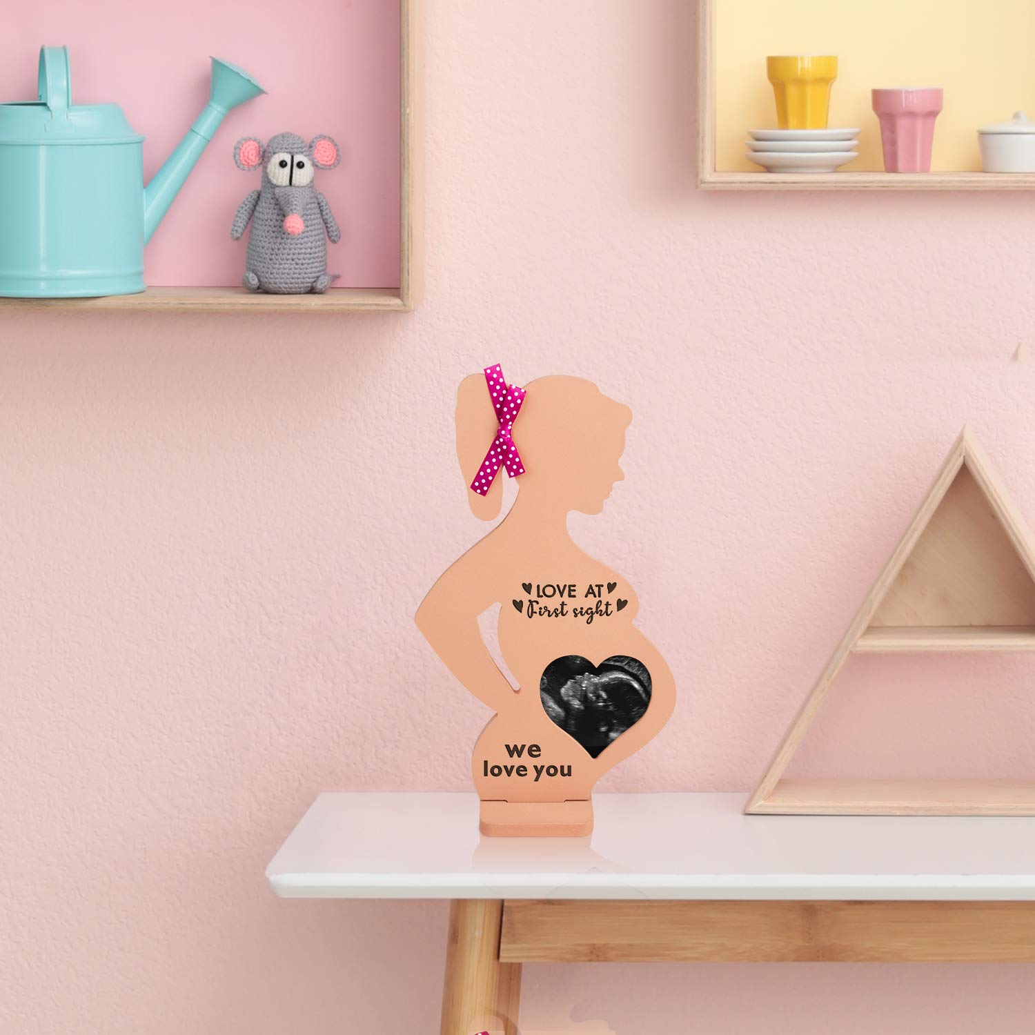 Sonogram Frames Gift for Pregnant Women Ultrasound Picture Frame Personalized Pregnancy Gifts for First Time Mom Expecting Parents Expectant Mothers Maternity Keepsake Baby Shower New Mom Gift Ideas