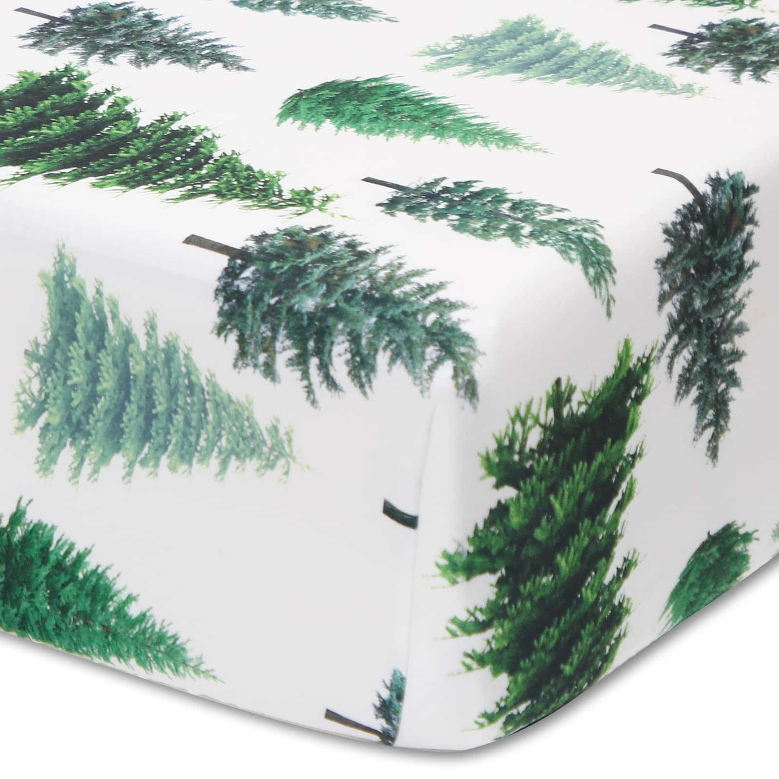 Soft Fitted Crib Sheet, Stretchy and Breathable Toddler Crib Sheet for Boys and Girls, Fits Standard Crib and Toddler Mattress