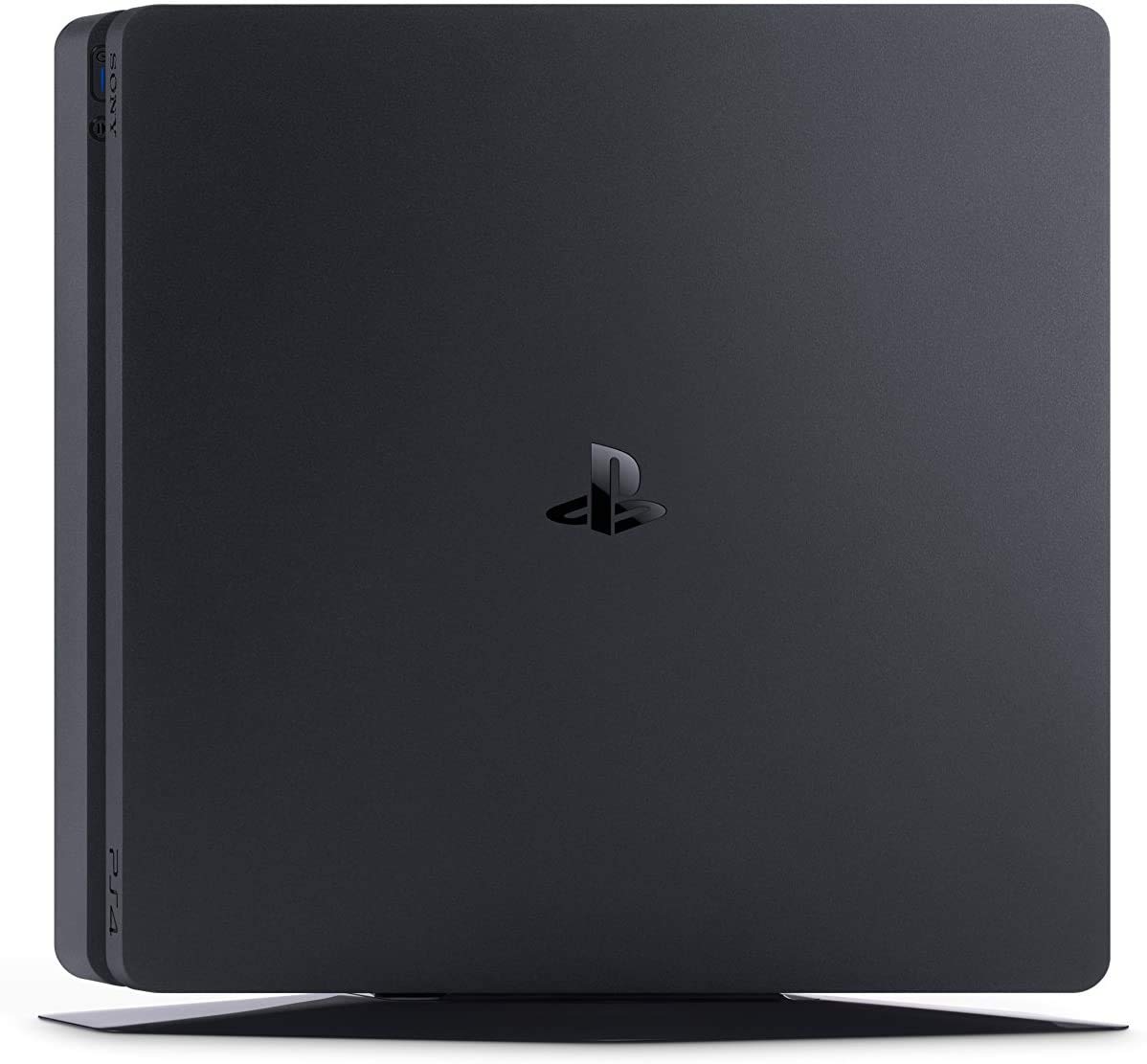 Sony Console PlayStation 4-2TB SSD Slim Edition Jet Black - with 1 DualShock Wireless Controller - PlayStation Enhanced with 2TB Solid State Drive