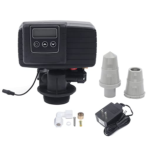 5600xstst Digital Control Valve for Water Softeners 110V 3W, Time Control Head Replacement Softener Valve Backwash Head for Water Filter Softener R-esin Tank