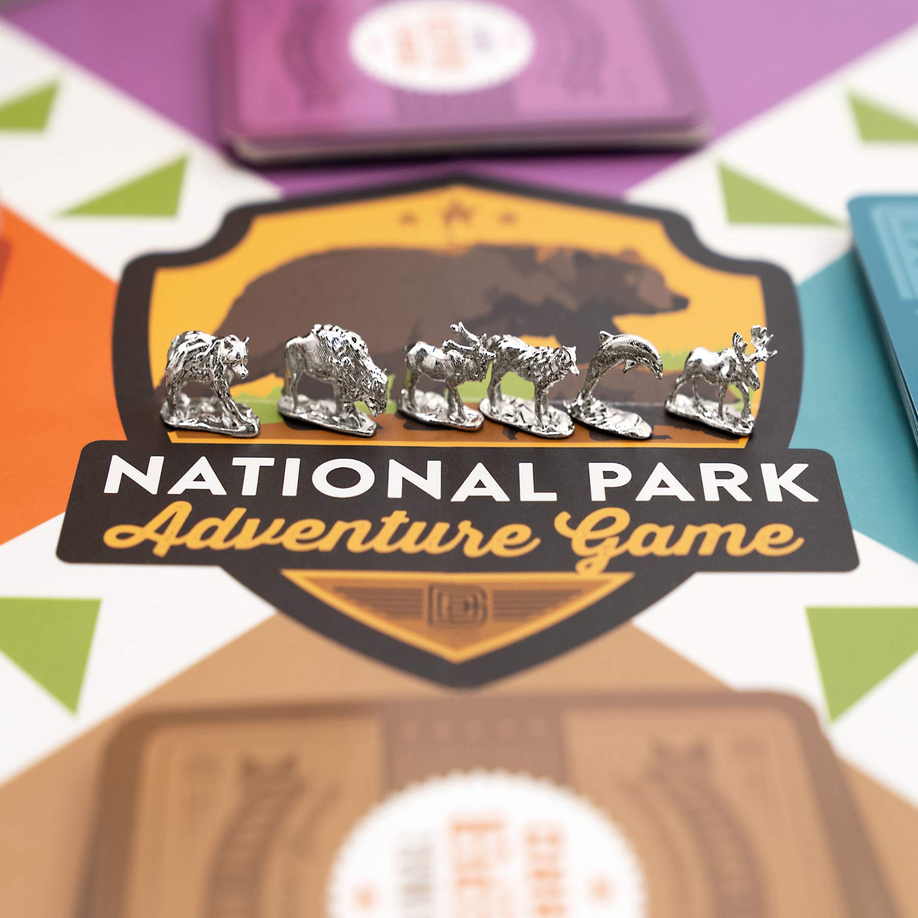 Americanflat National Park Adventure Board Game for Family and Kids Ages 7 & Up, 2-6 Players with Artwork by Anderson Design Group