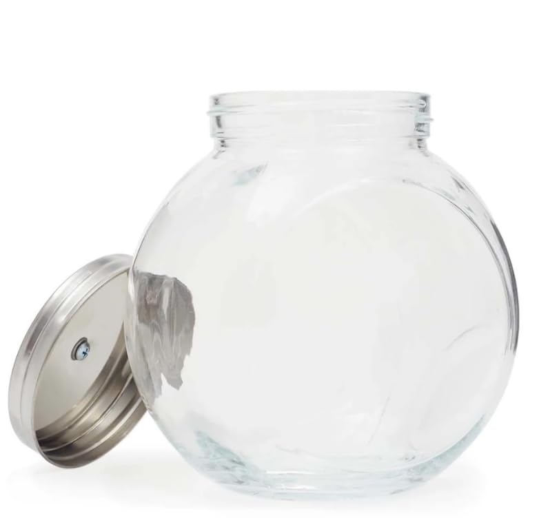 57oz / 1.7L - Airtight Glass Candy Jar Cookie Jar - Cookie Jars with Lids / Candy Jars with Lids Apothecary Jars β Laundry Room Laundry Pods Container Laundry Storage Organizer Laundry Pod Container