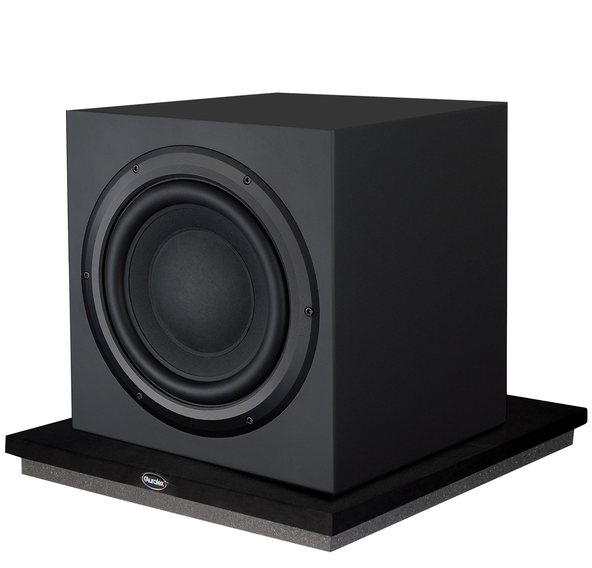 Auralex ISO Series Subwoofer Risers Sound Damping Products, Black, 1¾" x 22" x 18" (SUBDUDE-HT)