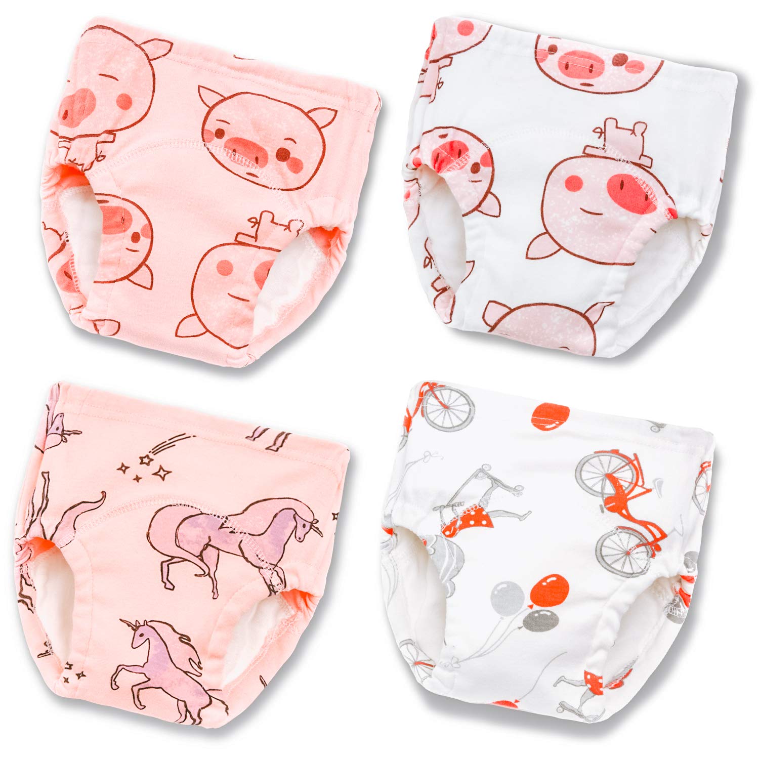 Joyo roy Little Girls Underwear Toddler Girls Underwear Girls Training Underwear Training Pants 3t-4t Toddler Girl Underwear 4t Toddler Panties 4t Training Pants 4t-5t Toddler Training Underwear 4t