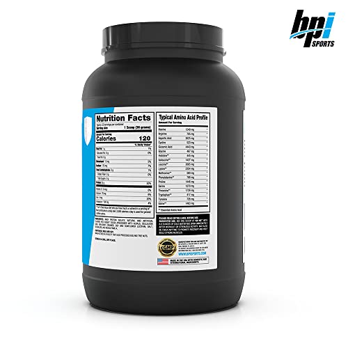 BPI Sports Iso Hd – 100% Whey Protein isolates – Muscle Growth, Recovery, Weight Loss, Meal Replacement – Low Carb, Low Calorie – for Men & Women – Chocolate Brownie – 1.6 Lb