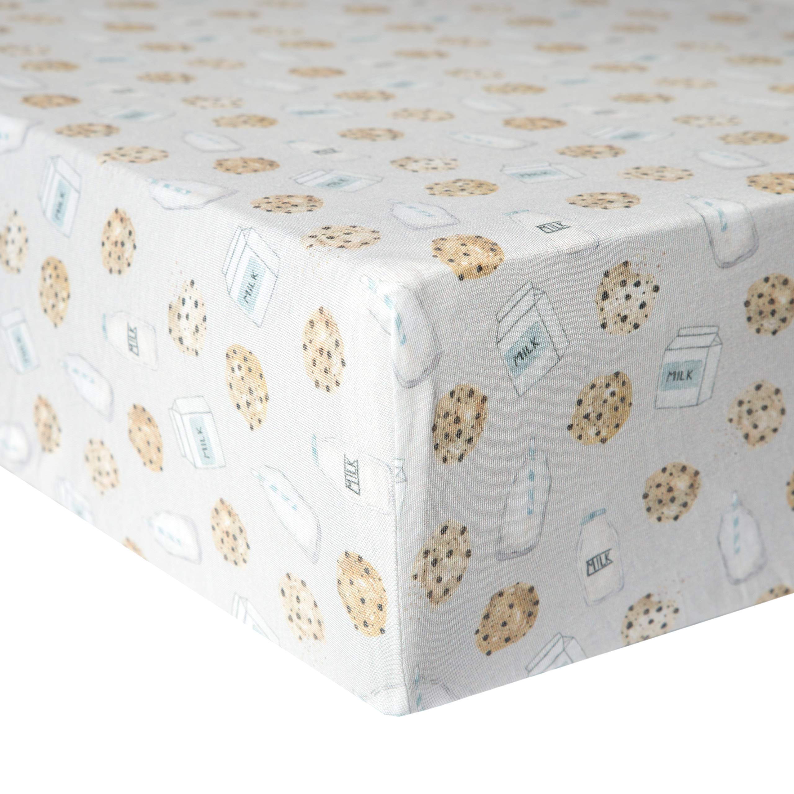 Copper Pearl Premium Knit Baby Crib Sheets for Boys and Girls Breathable and Soft, Fitted Crib Sheets for Standard Baby Mattresses, Crib Sheet for Baby Registry or Shower Gift, Chip