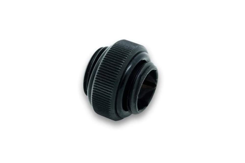 EK Water Blocks EK-AF Extender 6mm M-M G1/4 Black - Cooling Hardware Accessories (18.8mm, 18.8mm, 6mm)
