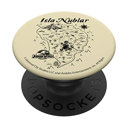 Jurassic Park Isla Nublar Map PopSockets PopGrip: Swappable Grip for Phones & Tablets