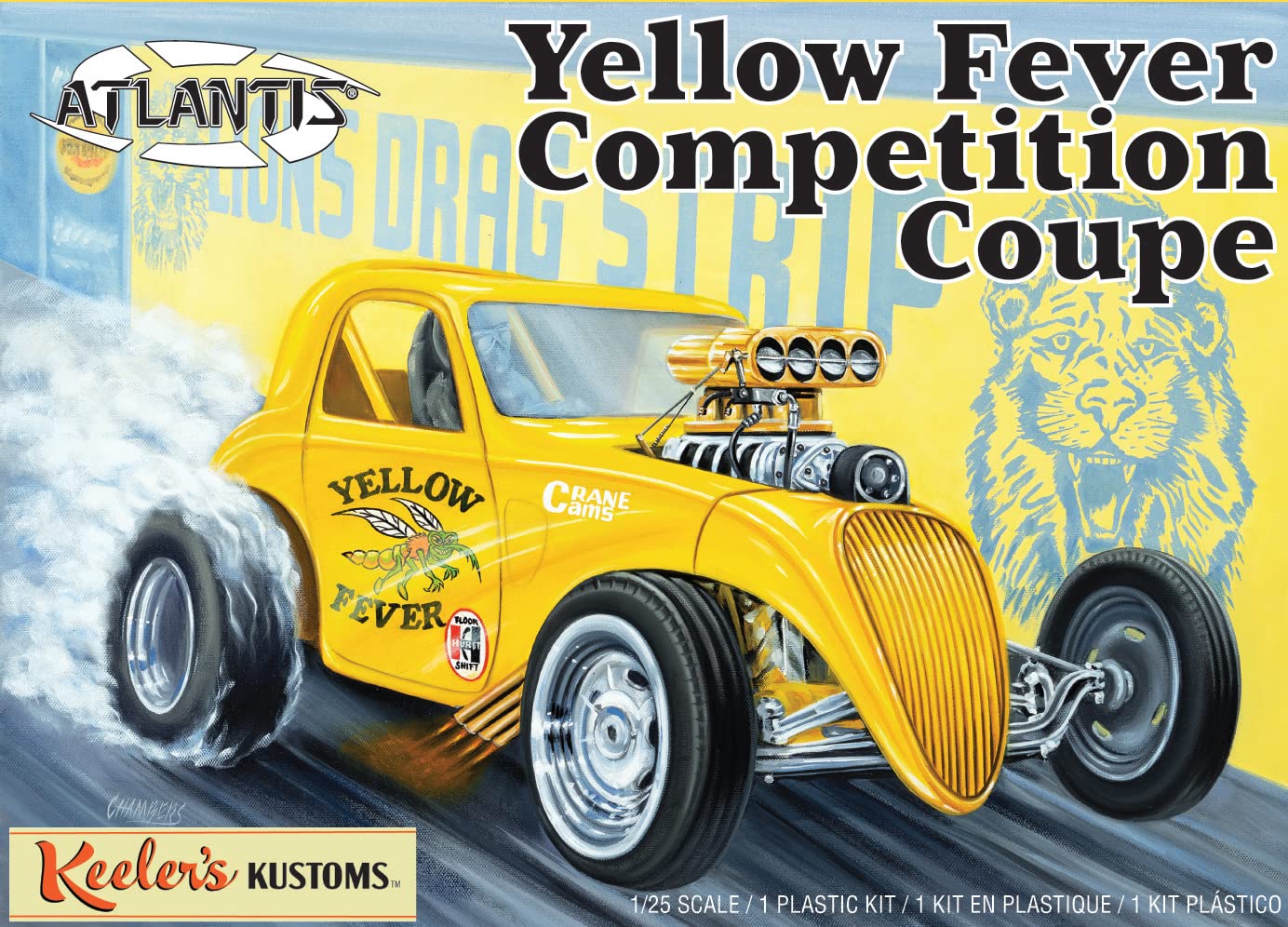 ATLANTIS TOY & HOBBY Plastic Model KIT Coupe KEEL, Molded Color