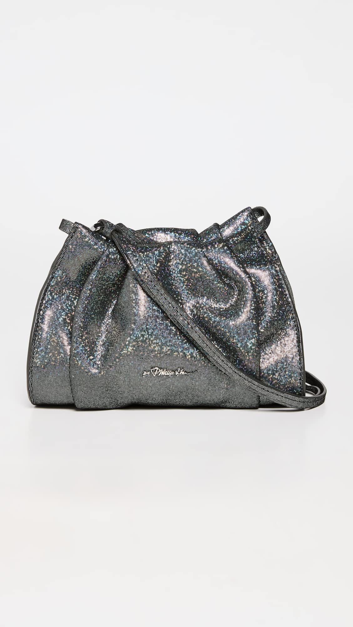 3.1 Phillip Lim Women's Blossom Mini Crossbody, Space, Blue, Metallic, Silver, One Size