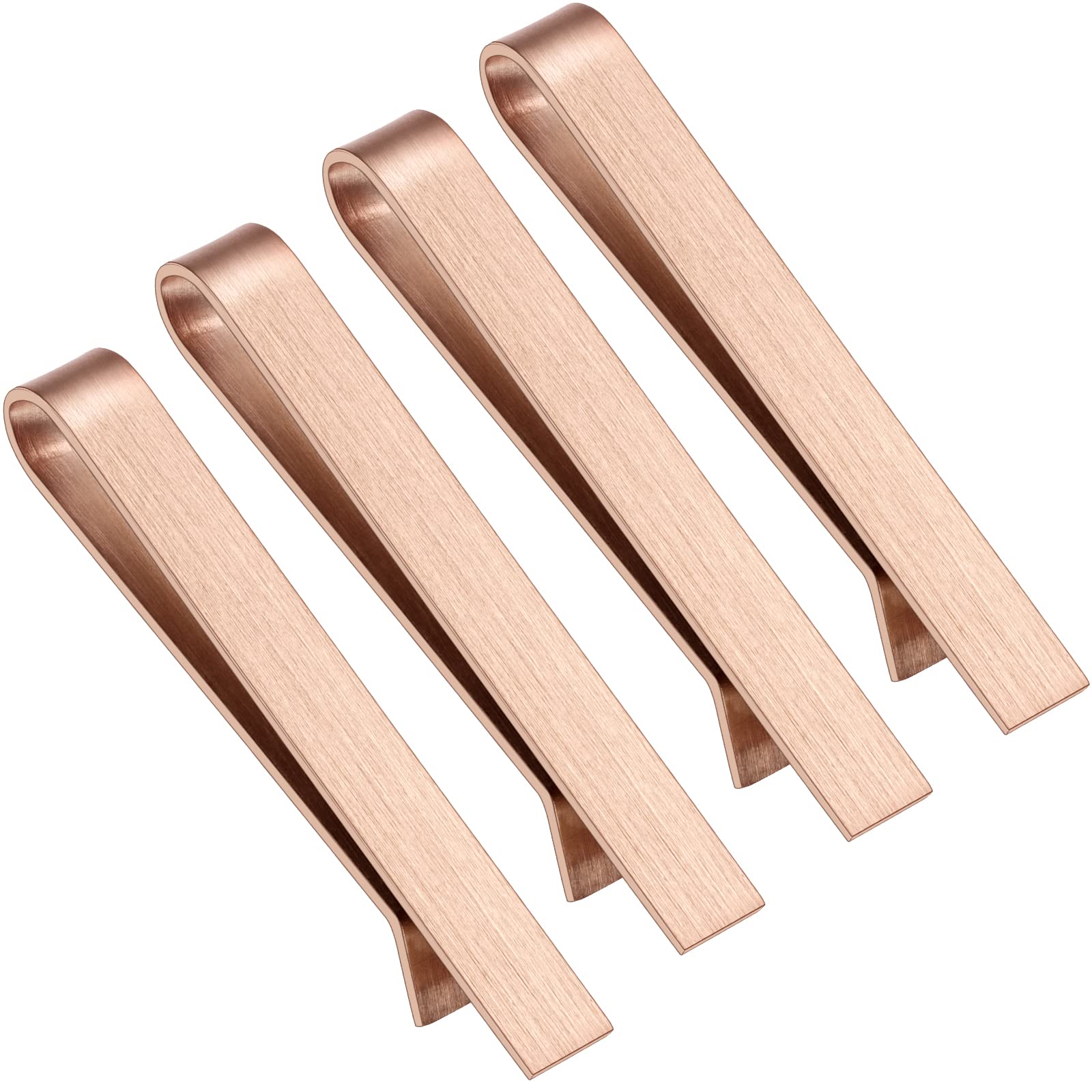 2.2 Inch Tie Clips for Men’s Regular tie in Gift Box, Tie bar & Pins Set for Necktie in Black Red White Blue Color, Suitable for Wedding Anniversary Valentine's Day Christmas Party Daily Wear