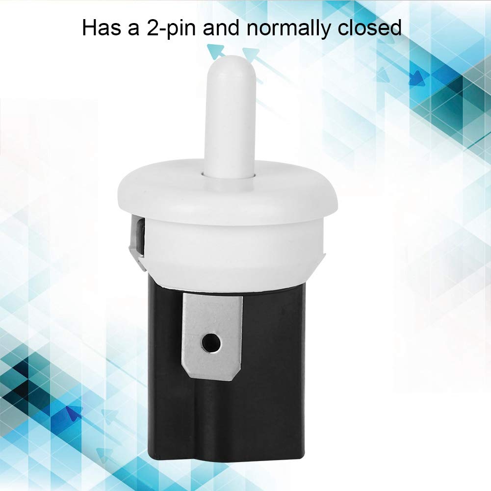 5Pcs Refrigerator Door Light Switch Momentary Open Normal Closed PBS‑35, 3A 250V AC Refrigerator Door Light Switch