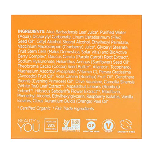 Andalou Naturals Night Crm Prpl Carrot+c