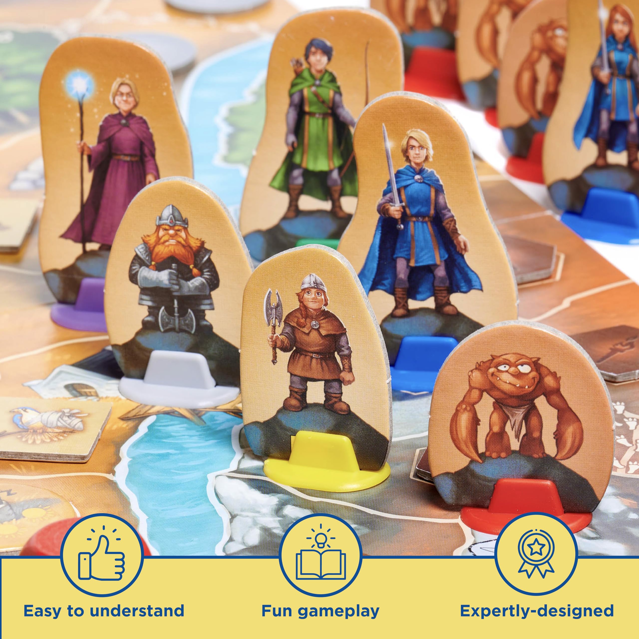 Andor: The Family Fantasy Game, Cooperative Family Board Game by Kosmos, 2 to 4 Players, Ages 7+