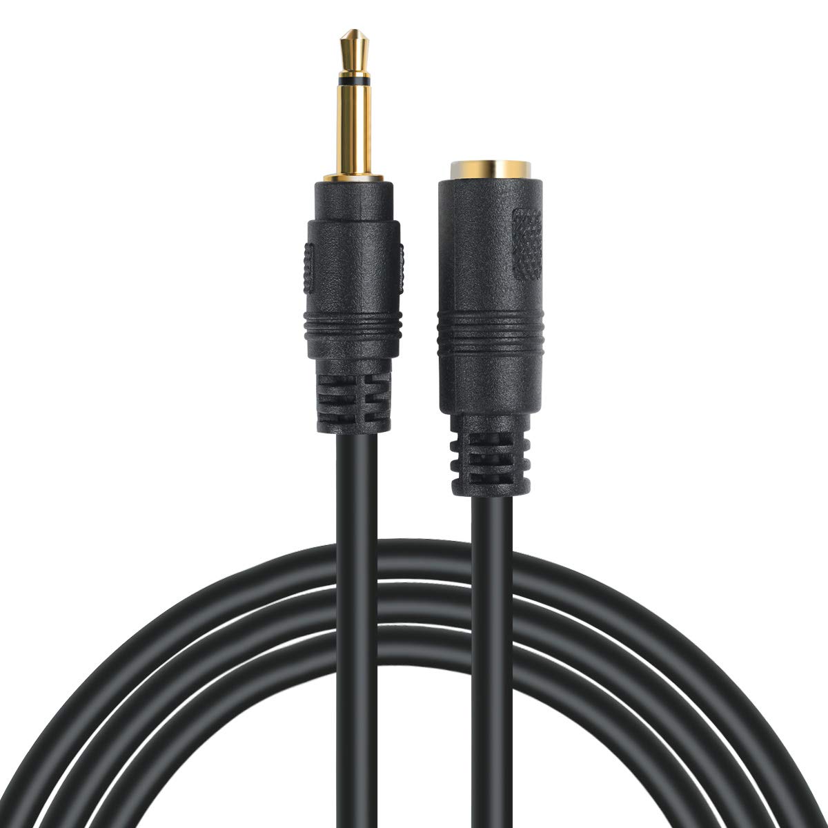 3.5mm Mono Extension 6FT - 12V Trigger, IR Infrared Sensor Receiver Extension Extender, 3.5mm 1/8" TS Monaural Mini Mono Audio Plug Jack Connector Male to Female Cable Wire Cord (6FT)