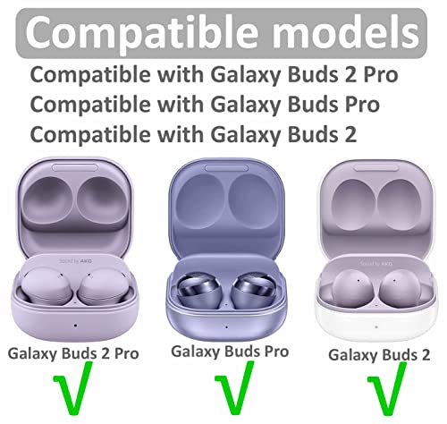 6 Pairs Galaxy Buds 2 Pro/Galaxy Buds 2 Memory Foam Ear Tips Buds, S/M/L Reduce Noise Fit in Case Comfortable No Silicone Pain Compatible with Samsung Galaxy Buds 2 / Galaxy Buds 2 Pro - Black