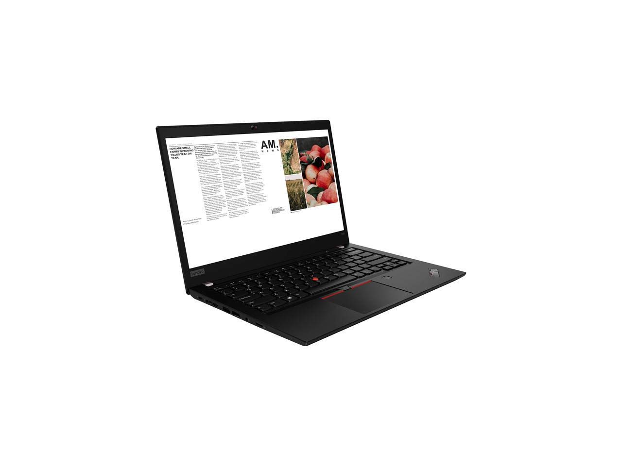 Lenovo ThinkPad T490 14" Laptop (Latest Model) Core i7-10510U 10th Gen (1.80Ghz to 4.90Ghz) 512GB SSD 16GB RAM FHD 1080P Touch WiFi 6 AX 20RY0002US