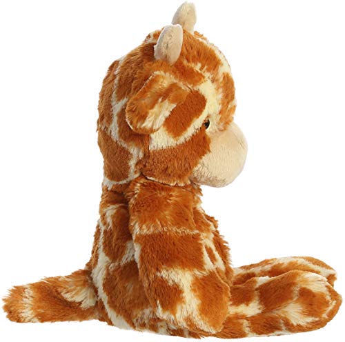 Aurora® Snuggly Sweet & Softer™ Giraffe Stuffed Animal - Comforting Companion - Imaginative Play - Brown 9 Inches