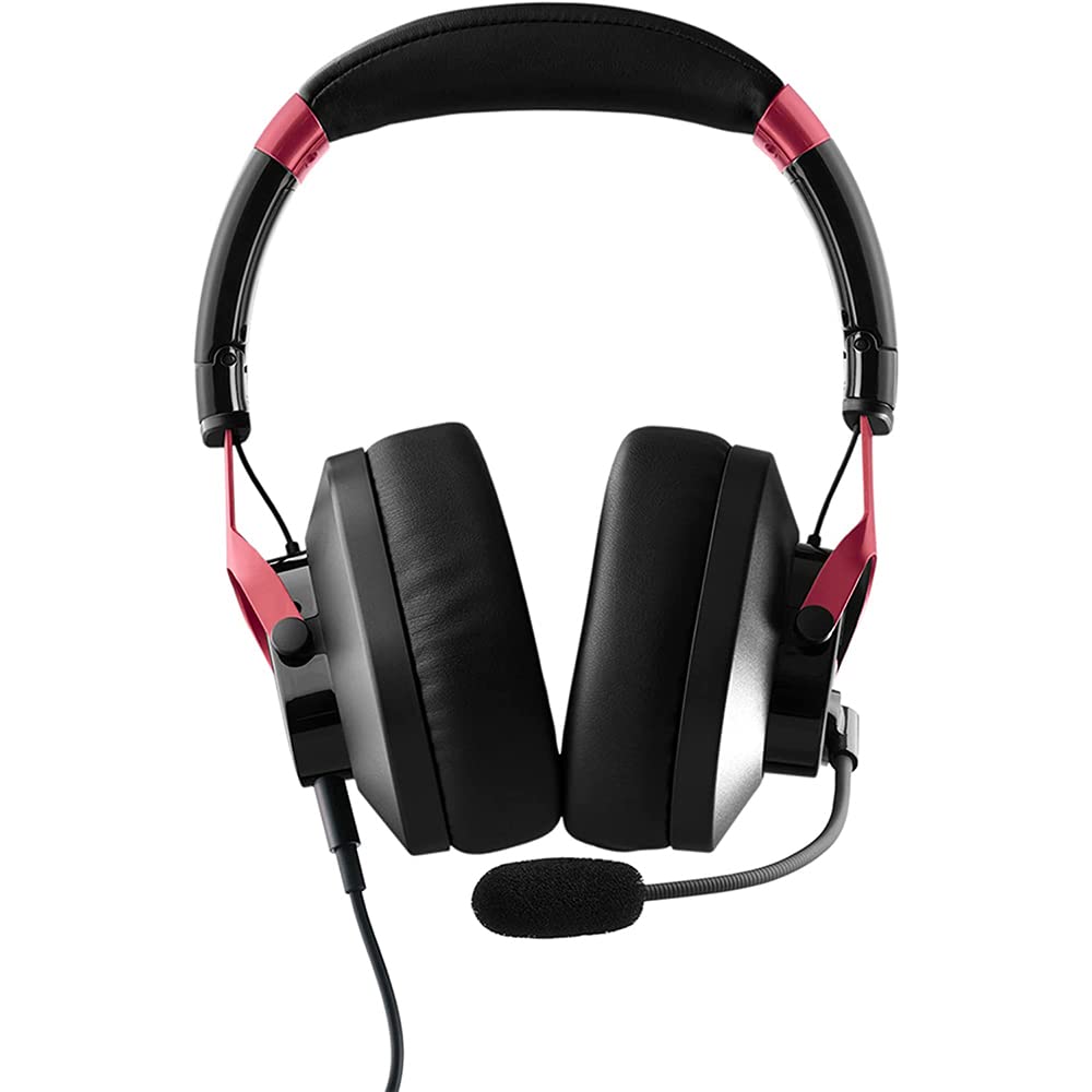 Austrian Audio PG16 Pro Gaming Headset with Microphone (Foldable Gaming Accessories, High Resolution Sound, Memory Foam Ear Pads for Optimal, Detachable 1.4m Cable), Black/Red, One Size