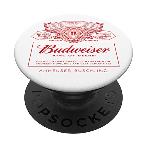 Budweiser Can Label PopSockets Stand for Smartphones & Tablets PopSockets PopGrip: Swappable Grip for Phones & Tablets