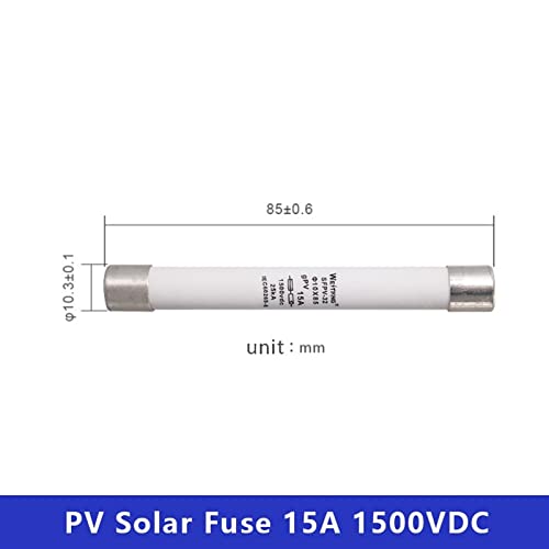 5Set PV Solar Fuse Holder With10x85m1500VDC High Pressure Current Limit for Photovoltaic System Combiner Box (Color : 32A, Size : 5 Set)