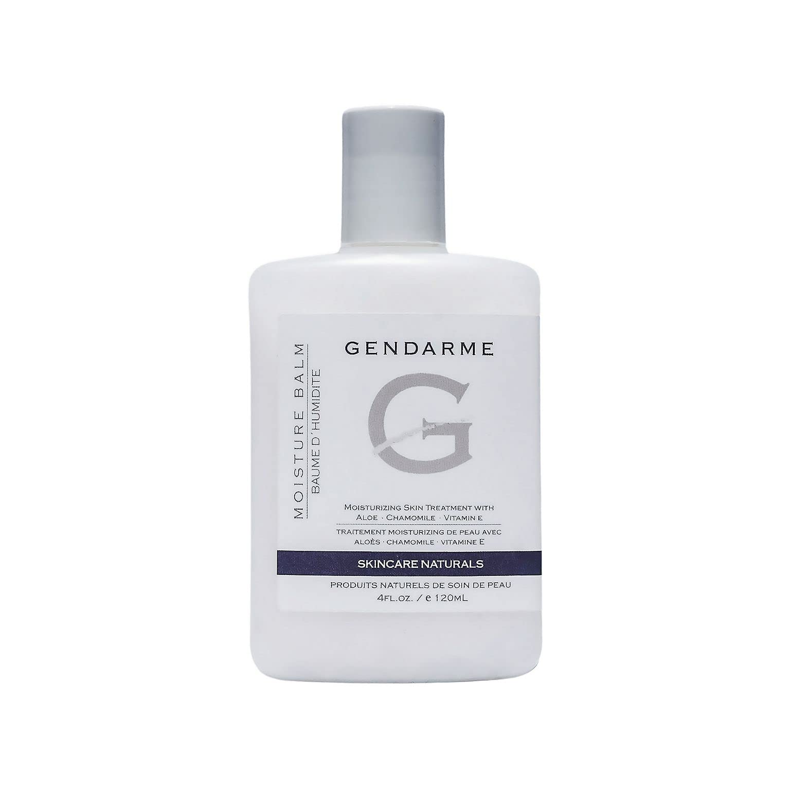 Gendarme Moisture Balm for Men - Moisturizing Aftershave Skin Treatment with Aloe, Chamomile & Vitamin E, 4 oz