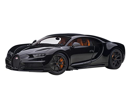 AUTOart 1/18 Bugatti Chiron Sport 2019, Nocturne Black Model Car