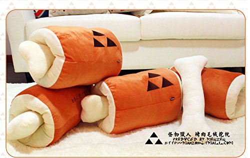 damdos Christmas Pillow Gifts Monster Hunter Roast Meat Plush Pillow Happy New Gift Throw Pillow