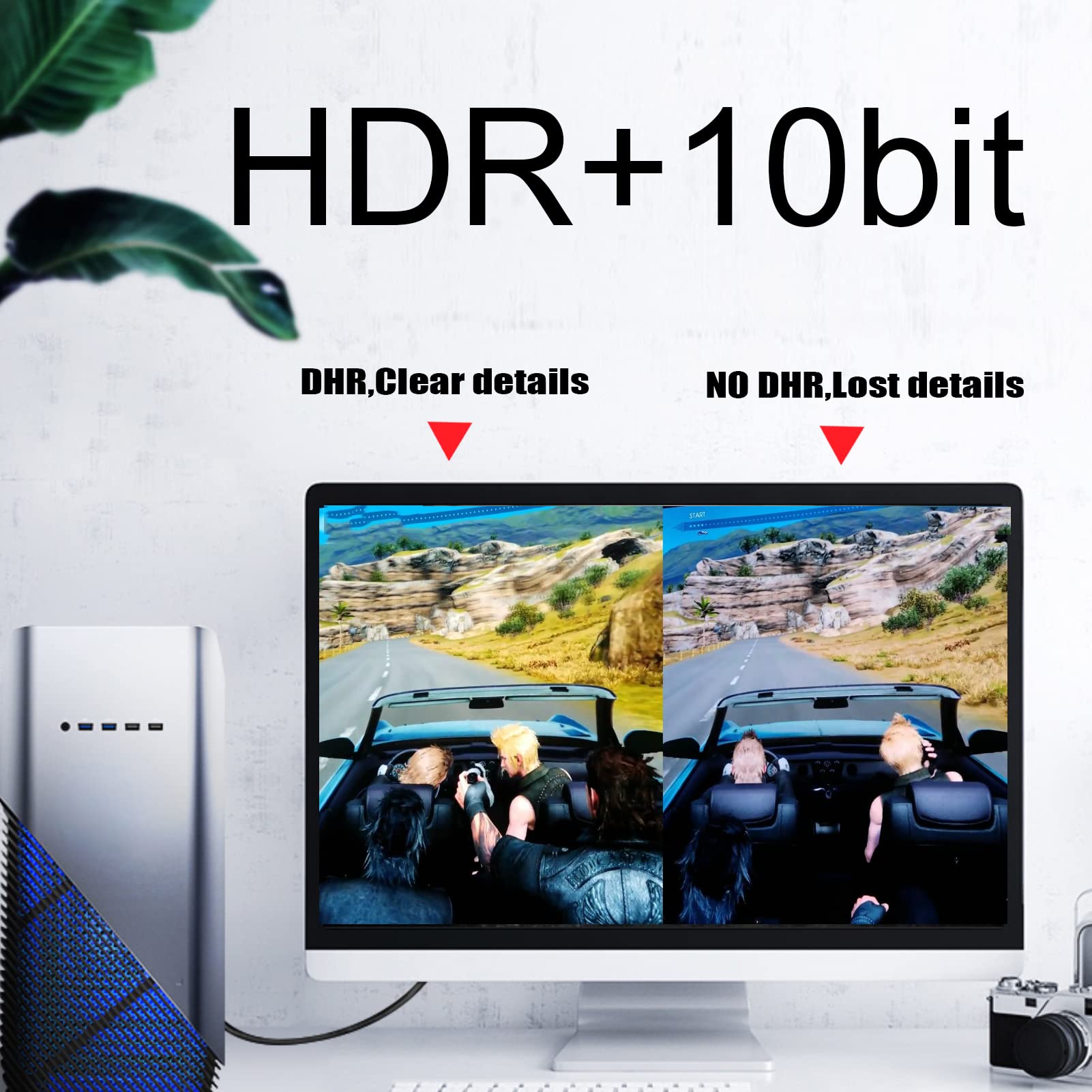 UVI2 8K DisplayPort to DisplayPort 1.4 Cable, VESA Certified Display Port Cable 6ft, DP to DP Cable Cord Support [1440P@144Hz, 1080P@240Hz, 4K@120Hz, 8K@60Hz] & HDR