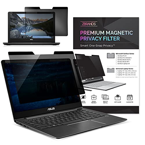 ZBRANDS // Magnetic Laptop Privacy Screen 14 inch Anti-Glare Filter | Privacy Screen for Laptop, Privacy Laptop Screen, Compatible with Dell, Lenovo Thinkpad, HP, Privacy Shield