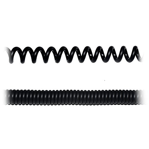 MDR-7506 Replacement Audio Cable Extension Spring Relief Coiled Cord with 1/4-inch Adapter Compatible with MDR-V6 V600 V700 V900 MDR-7506 MDR-7509 ATH-M50 ATH-M50s Headphones