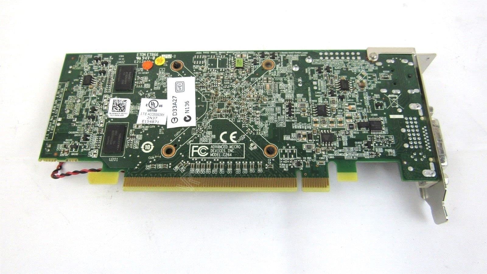 Dell 0WH7F AMD Radeon HD 6450 1GB 64-Bit DDR3 PCIe x16 Low Profile Video Card