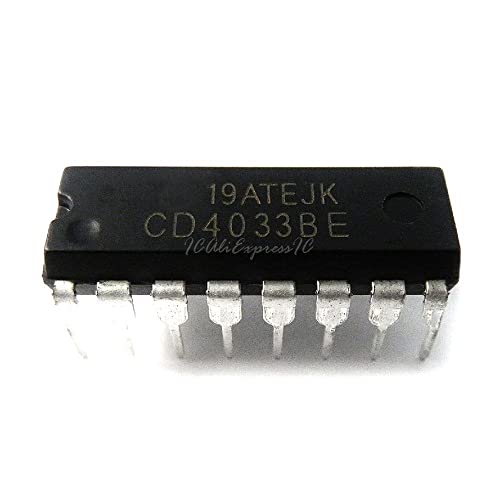5pcs/lot CD4033BE TC4033BP HCF4033BE HEF4033BP CD4033 DIP-16