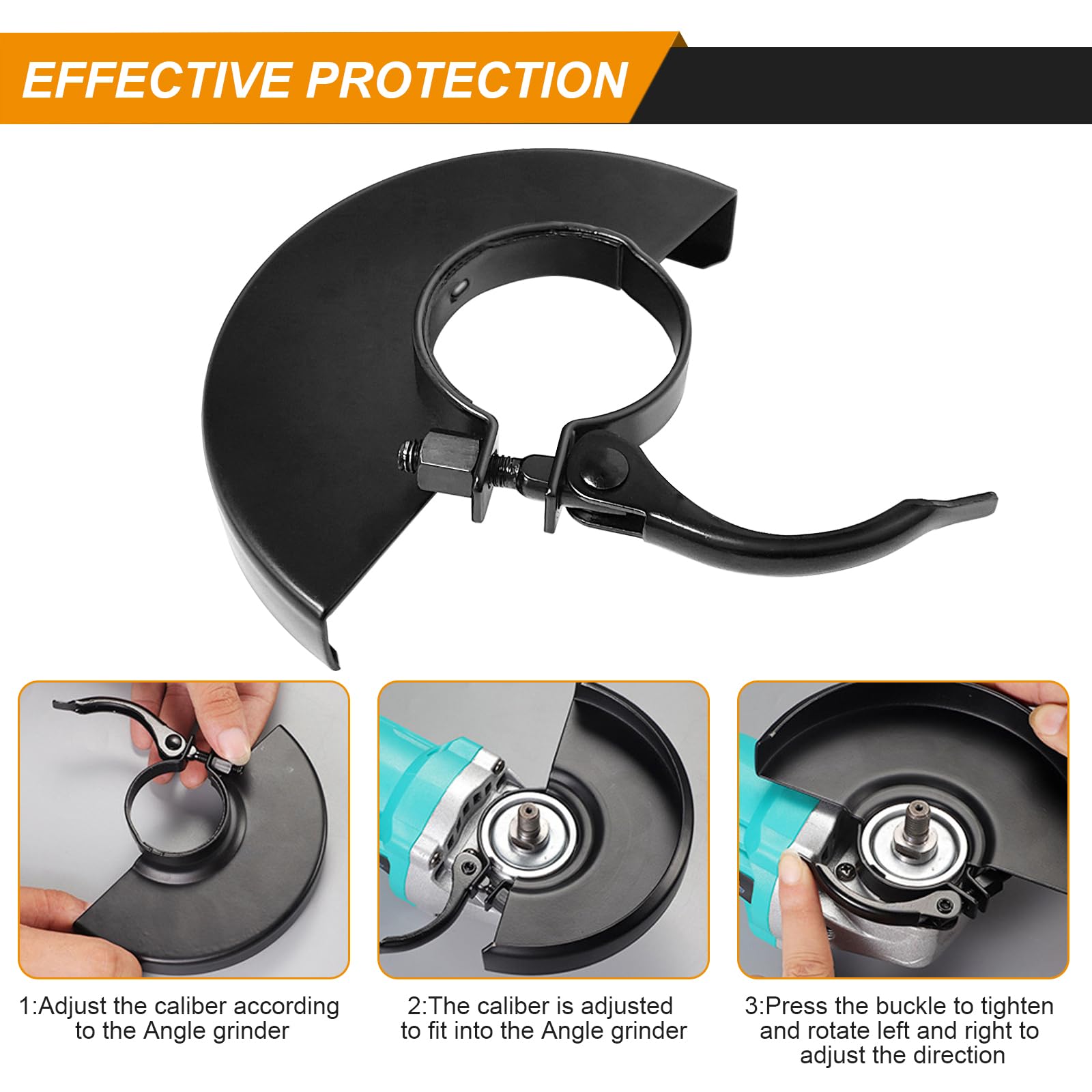 397661-01 Metal Angle Grinder Guard 4-1/2" 5β Replacement for Dewalt D28116 D28065 D28144 GA6010Z GA6020 9566PC 9566CV Angle Grinder