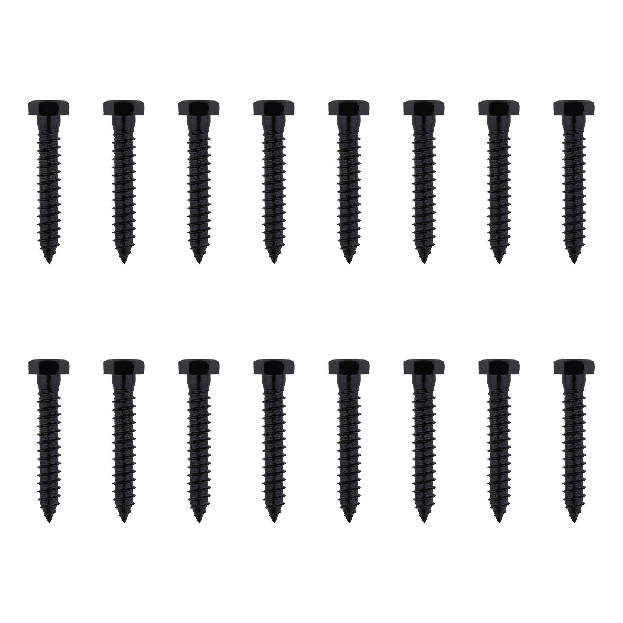 National Hardware N800-022 Lag Screw Made of Galvanized Steel Used to Install Outdoor Reinforcement Hardware Collection, Blacks on Pergolas Gazebos Arches and Raised Garden Beds, 1/2x 3, 8 Pack