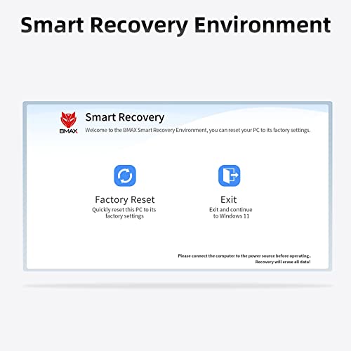 Bmax Mini PC N4020(Up to 2.8GHz) 6GB DDR4 128GB eMMC 4K Dual Display USB ×4 HDMI ×1 RJ45 Dual-Band Wi-Fi BT4.2 Mini Desktop Computer