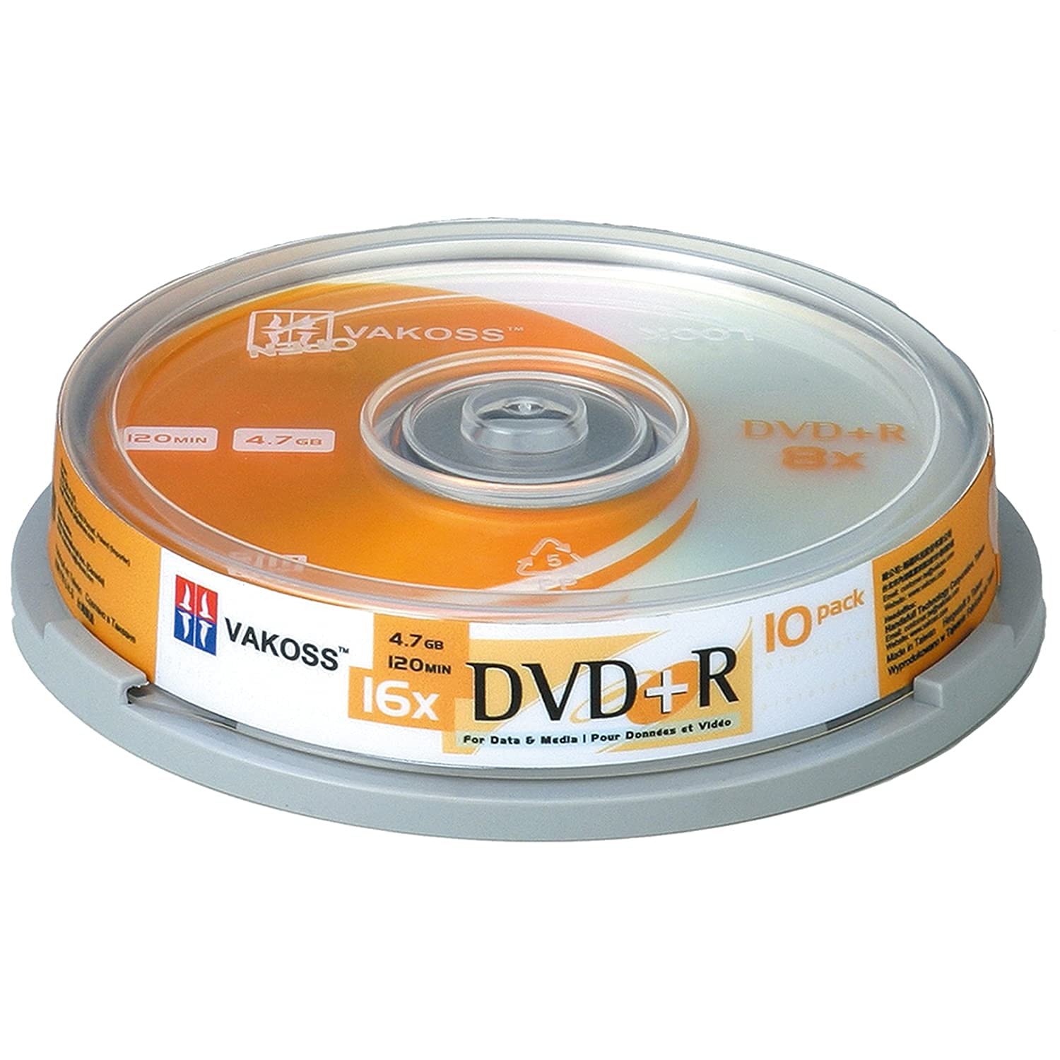 Vakoss 16X DVD+R 4.7GB Logo Top [Discontinued]