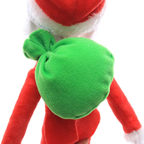 uiuoutoy Nightmare Before Christmas Toys Pumpkin King Jack Skellington & Zero Plush Dolls (Santa Jack Skellington 12ββ)