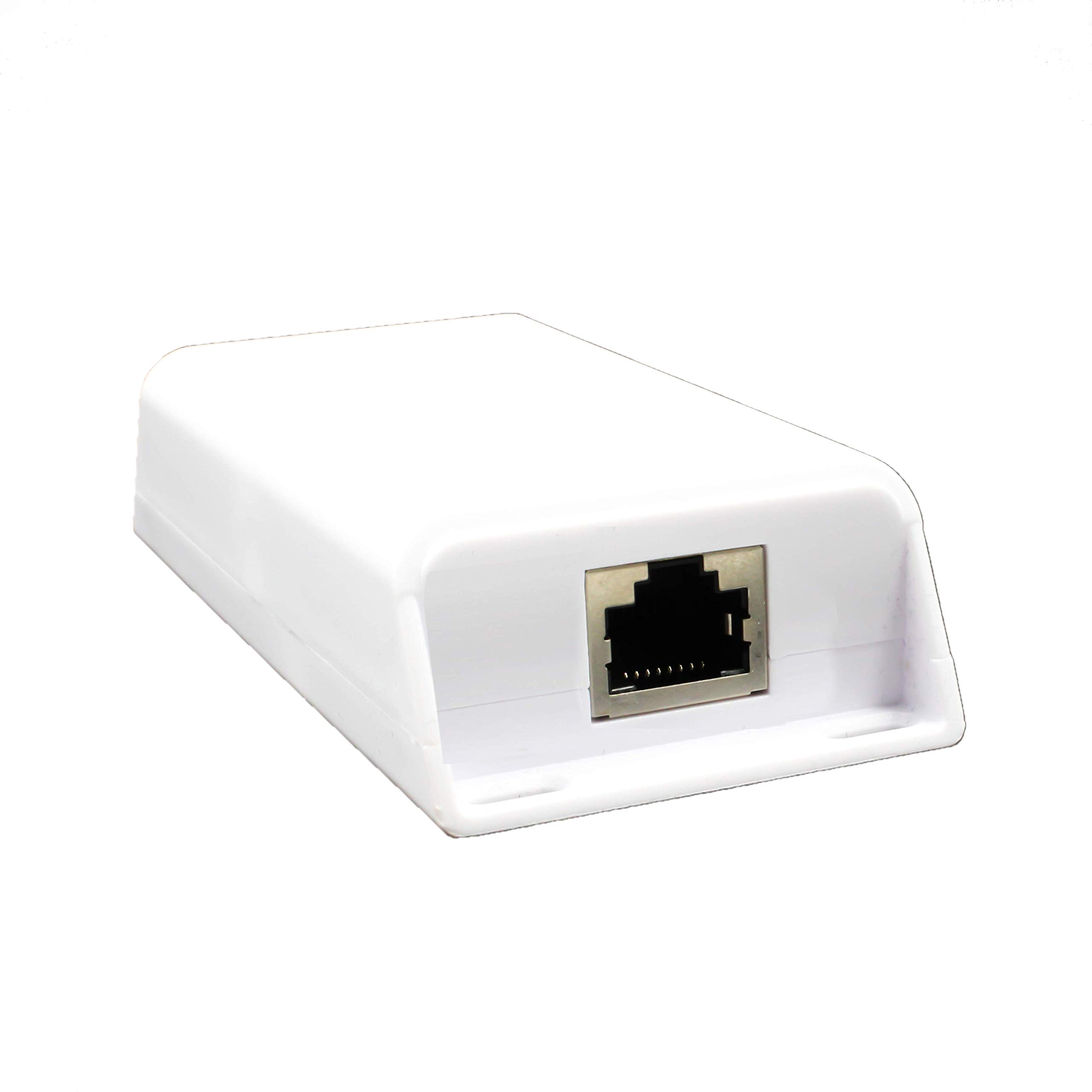 PoE+ Splitter/Converter for Non-PoE Devices | 5v, 12v, 15v or 19v Output with Various Compatibility Options (15 Volt 25 Watt - No Adapter)