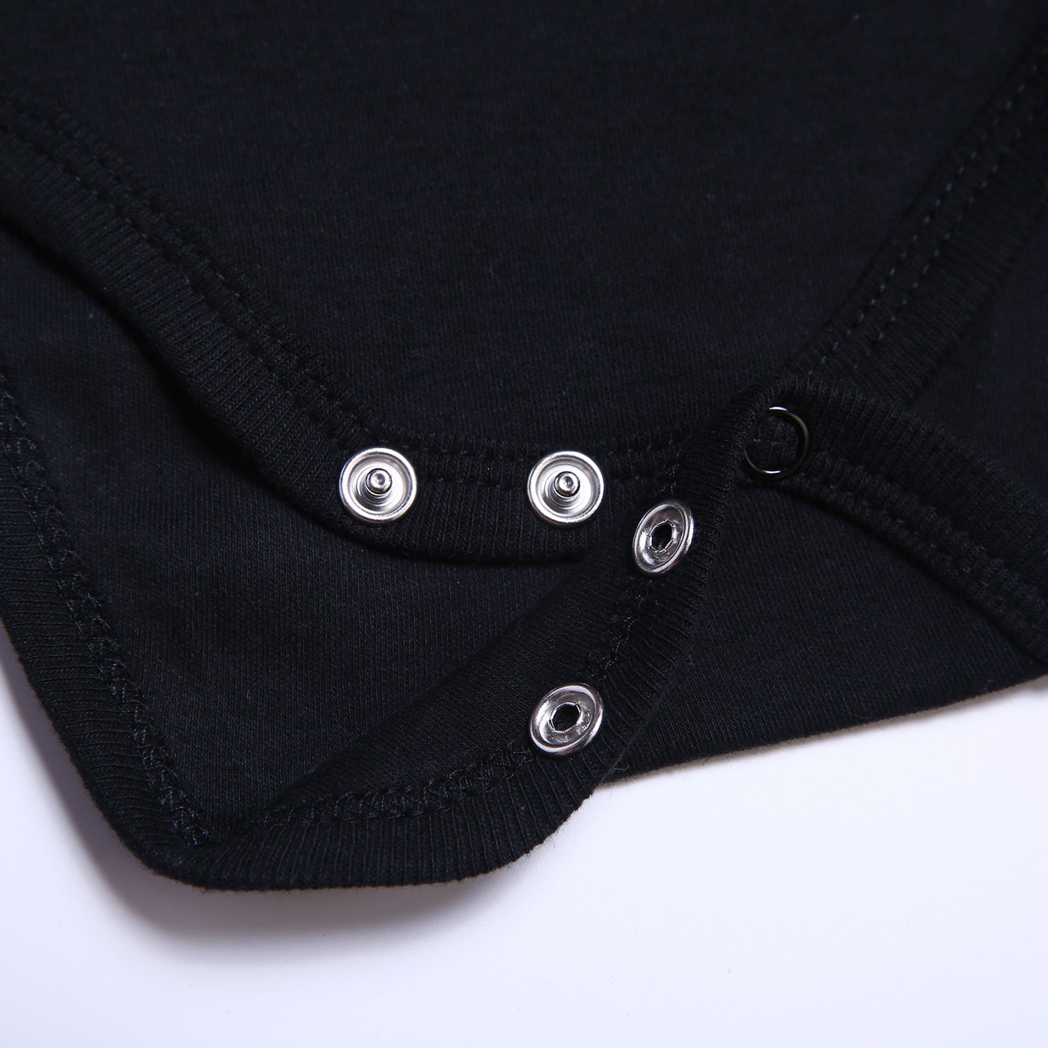 DEFAHN Baby Bodysuit Pack 2 Long Sleeve Onesie for Newborn Boys Girls Black 18-24 Months