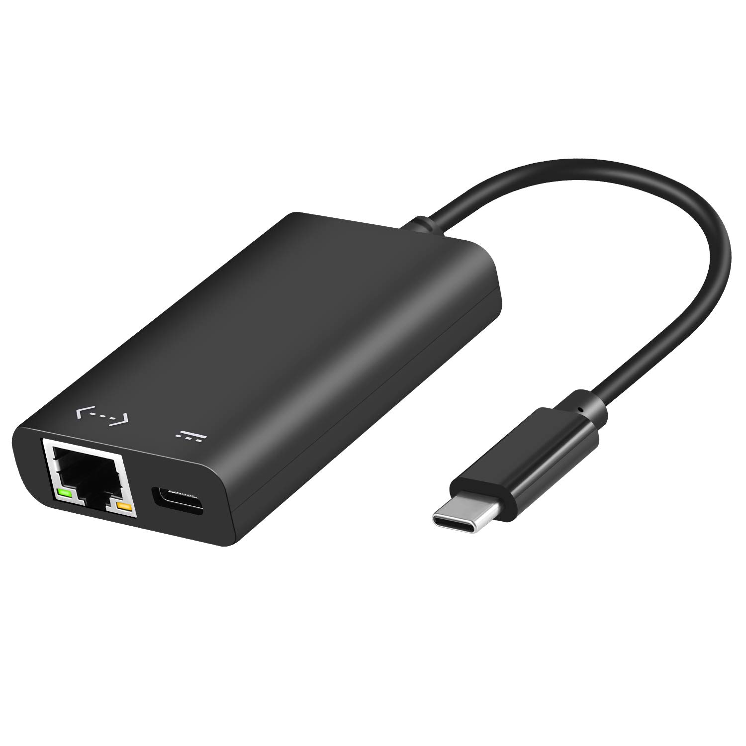 Unknown USB C to Ethernet Adapter with Fast 60W Charging, Compatible with Windows, Mac, Chrome OS