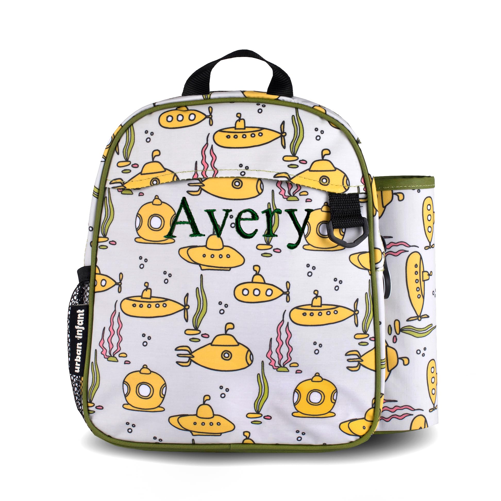 Urban Infant Personalized Toddler Backpack – Ideal for Preschool and Daycare – Boys and Girls – Submarines