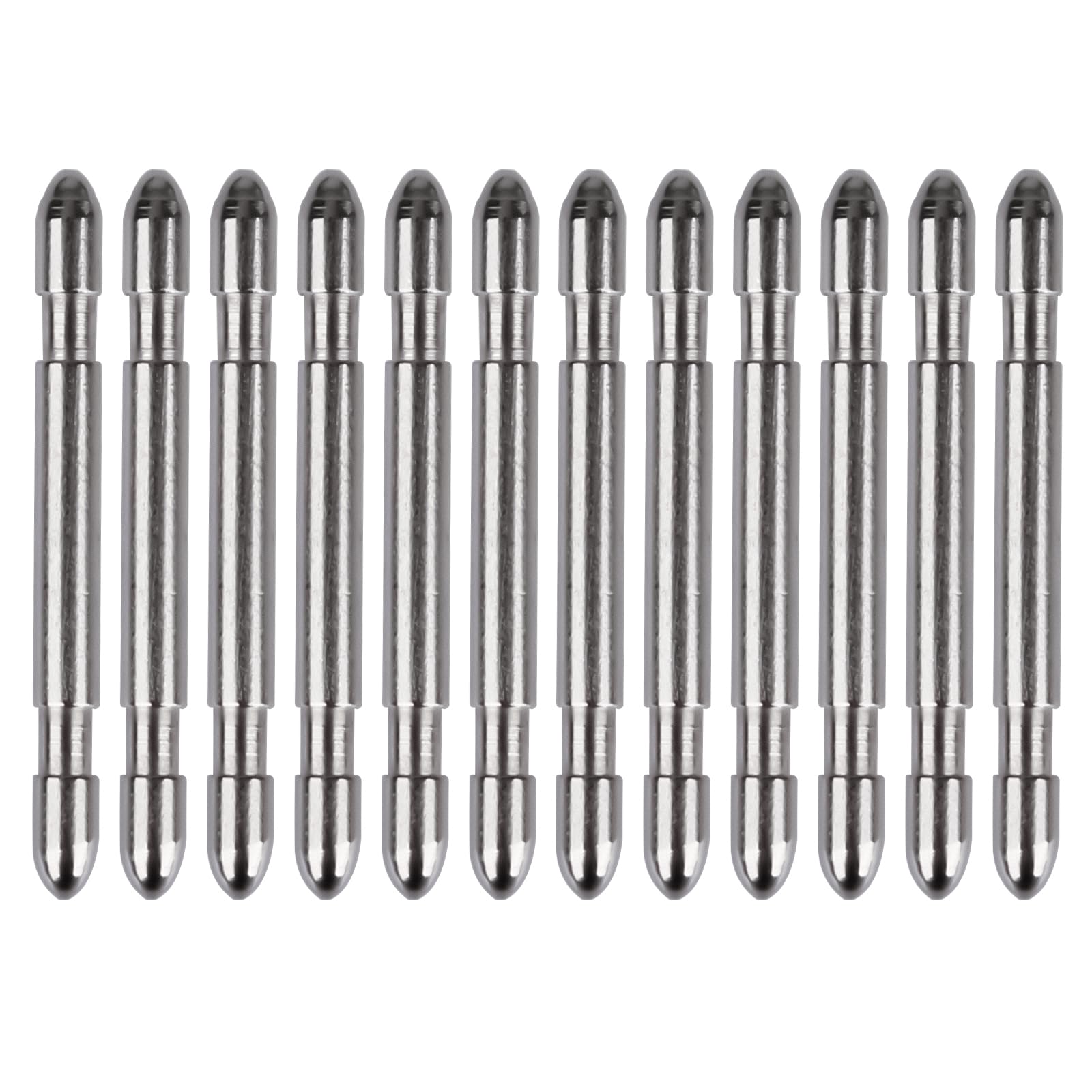 6-65042 Steel Track Pins for Lionel O-27 Scale, Train Track Connector Pins Train Lock on 3 Rail Tubular, 0.1'' Diameter and 1'' Height, Pack of 12