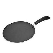 DBY Roti Pan Nonstick Chapati Tava Griddle Tawa Cooking Utensil Cookware Easy pancakes omelette fried eggs bread Cookware Best Crepes Pan Rounded Base durable Roti Paratha pan Round Griddle (285 mm)