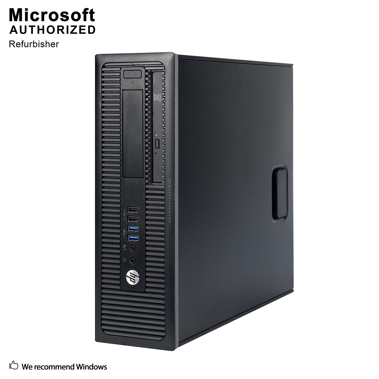 HP ProDesk 600 G1 Small Form Factor Desktop PC, Intel Quad Core i5-4570 up to 3.6GHz, 16G DDR3, 240G SSD 1T HDD, WiFi, BT 4.0, DVD, Windows 10 64 Bit-Multi-Language Supports En/Sp/Fr(Renewed)