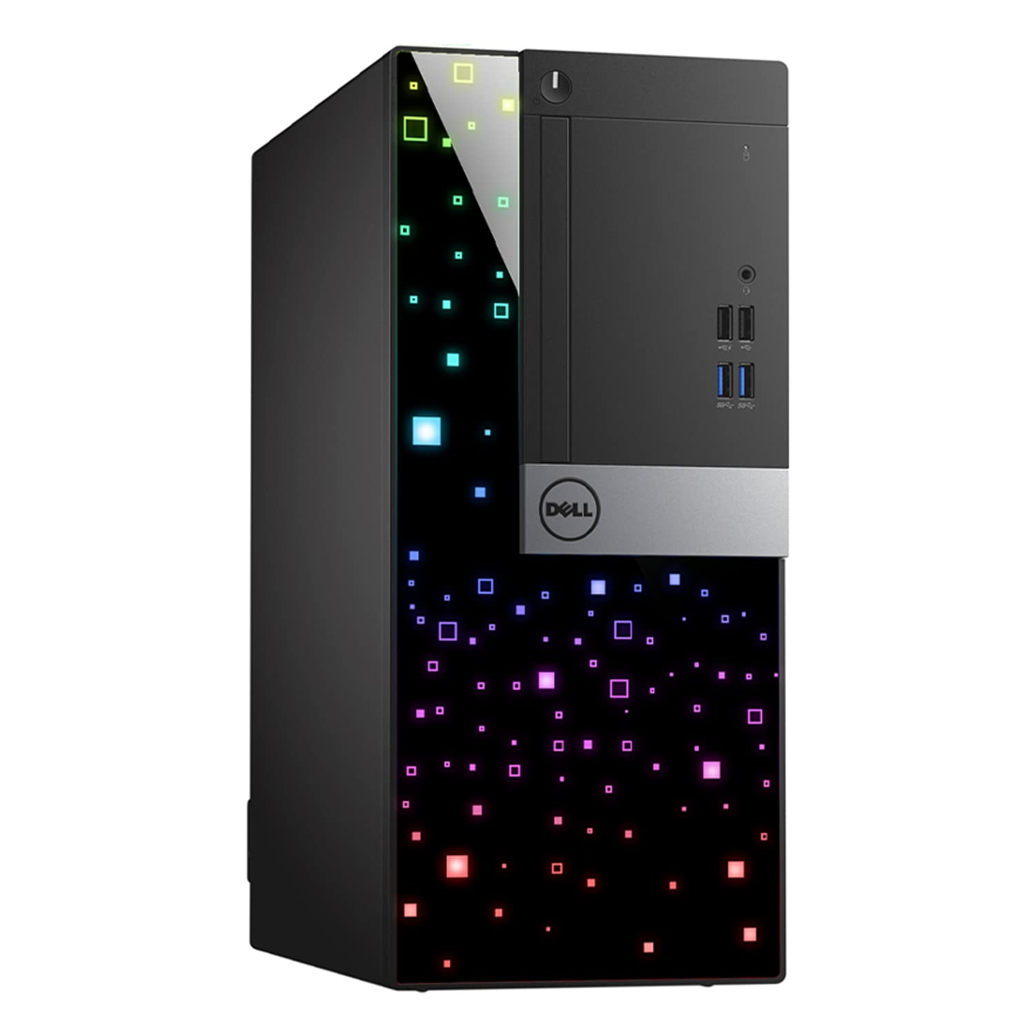 Dell Custom Built Tower Computer Desktop Intel Core i7-6700 Processor 3.40 GHz 16GB RAM 512GB SSD GeForce GT 1030 2GB Windows 10 Pro Wi-Fi Gaming PC Keyboard & Mouse HDMI (Renewed)