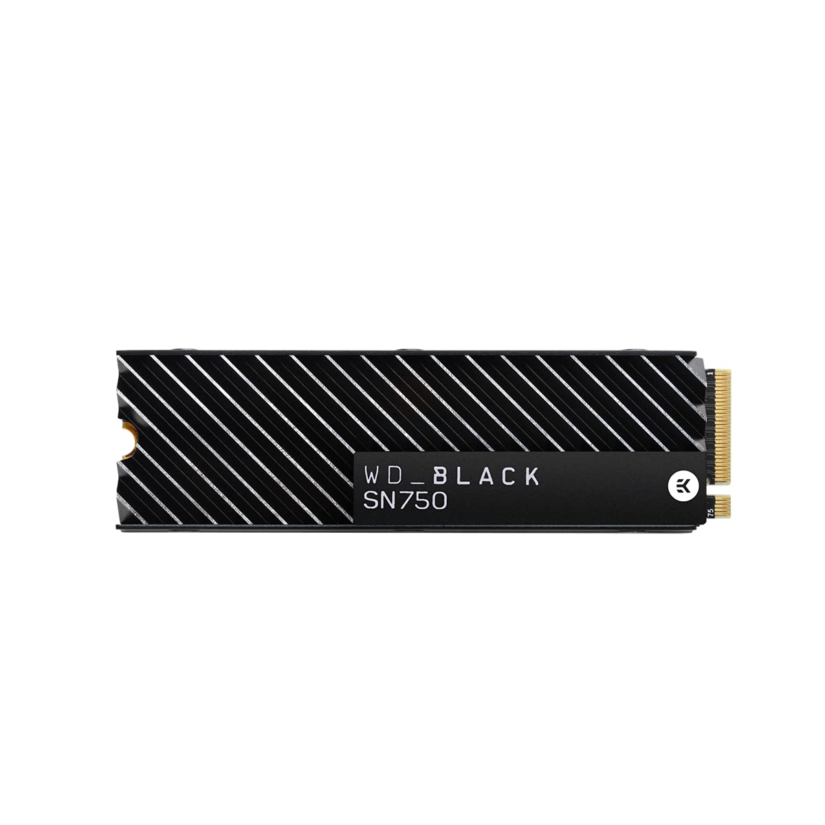 Western Digital WD Black SN750 NVMe PCIE M.2 2280 GEN3 4TB (2TB x 2) PCI-Express Internal Gaming SSD with Heatsink 3D NAND, 3,400 MB/s - WDS200T3XHC