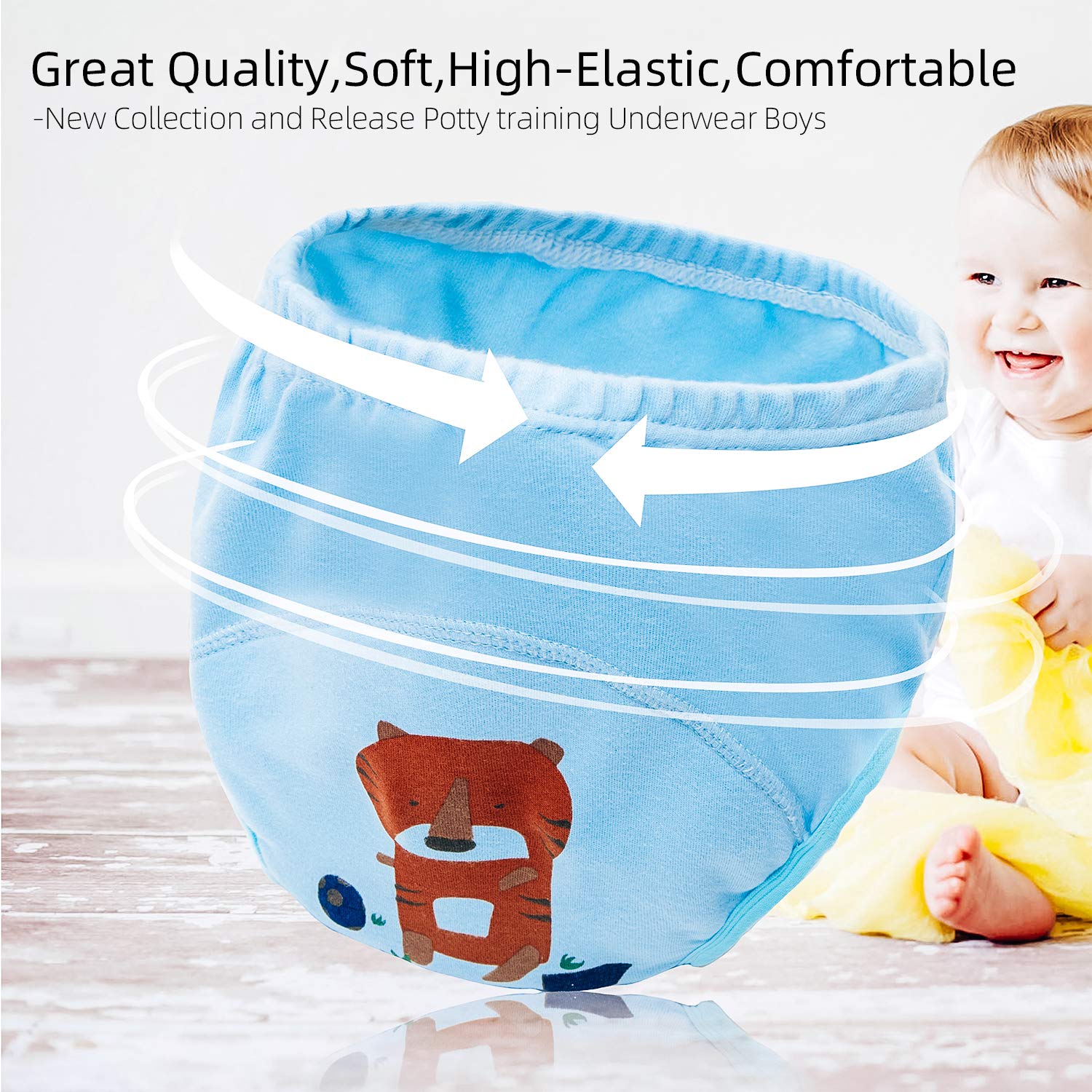 Joyo Roy Potty Training Underwear for Toddler Boys - 2T Training Pants